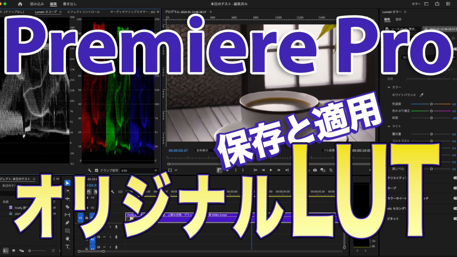 Premiere Proで簡単にできる色調補正を行う5つのポイント（初心者向けガイド） | SELF STYLE METHOD 036Factory