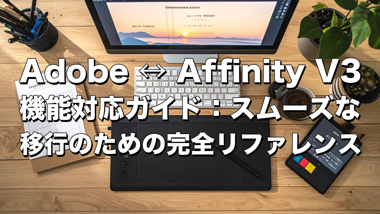 Adobe ↔ Affinity V3 機能対応ガイド：スムーズな移行のための完全リファレンス | 036Factory | 焙煎士×AIで ...